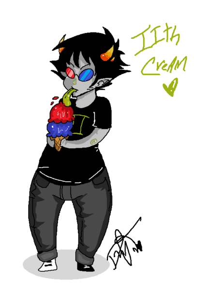 MSPA Booru - food heart sollux captor solo squidbiscuit | 10578