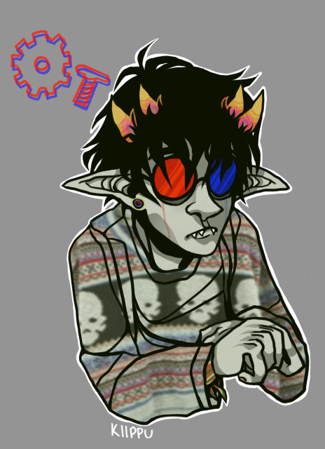 Mspa Booru Broken Source Kiippu Sollux Captor Solo 11205