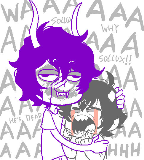 MSPA Booru - 2011 blood crying fullres gamzee makara hug jin-nyeh ...