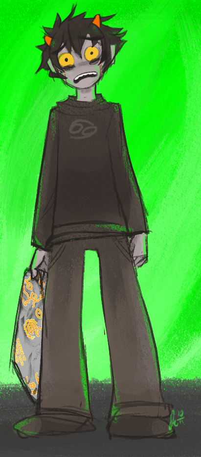 Mspa Booru Broken Source Crying Karkat Vantas Ohmrice Solo 14702