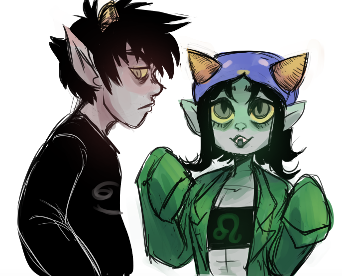 MSPA Booru - karkat vantas katnep mechipenccils nepeta leijon redrom ...
