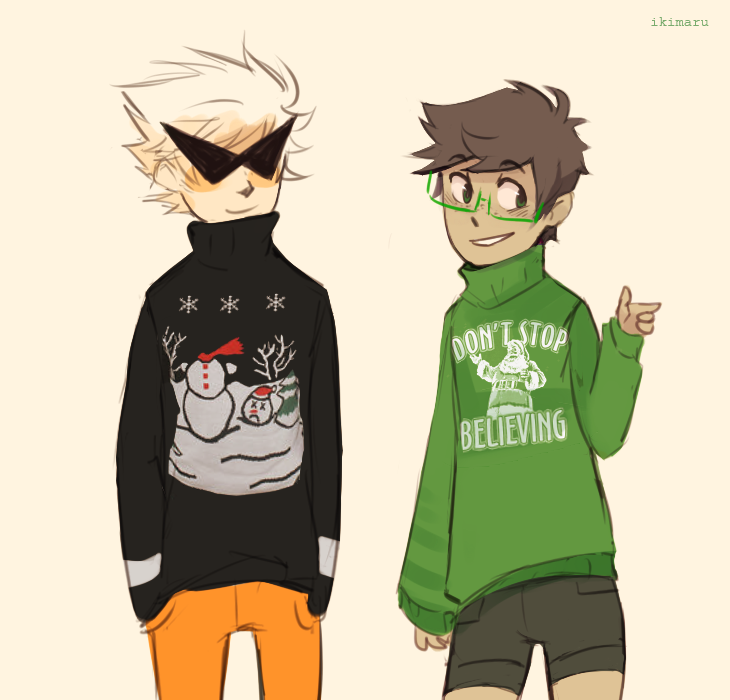 MSPA Booru - dirk strider holidaystuck ikimaru jake english | 134399