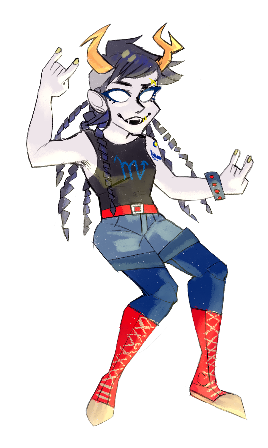 MSPA Booru - alternate hair body modification solo transparent ...