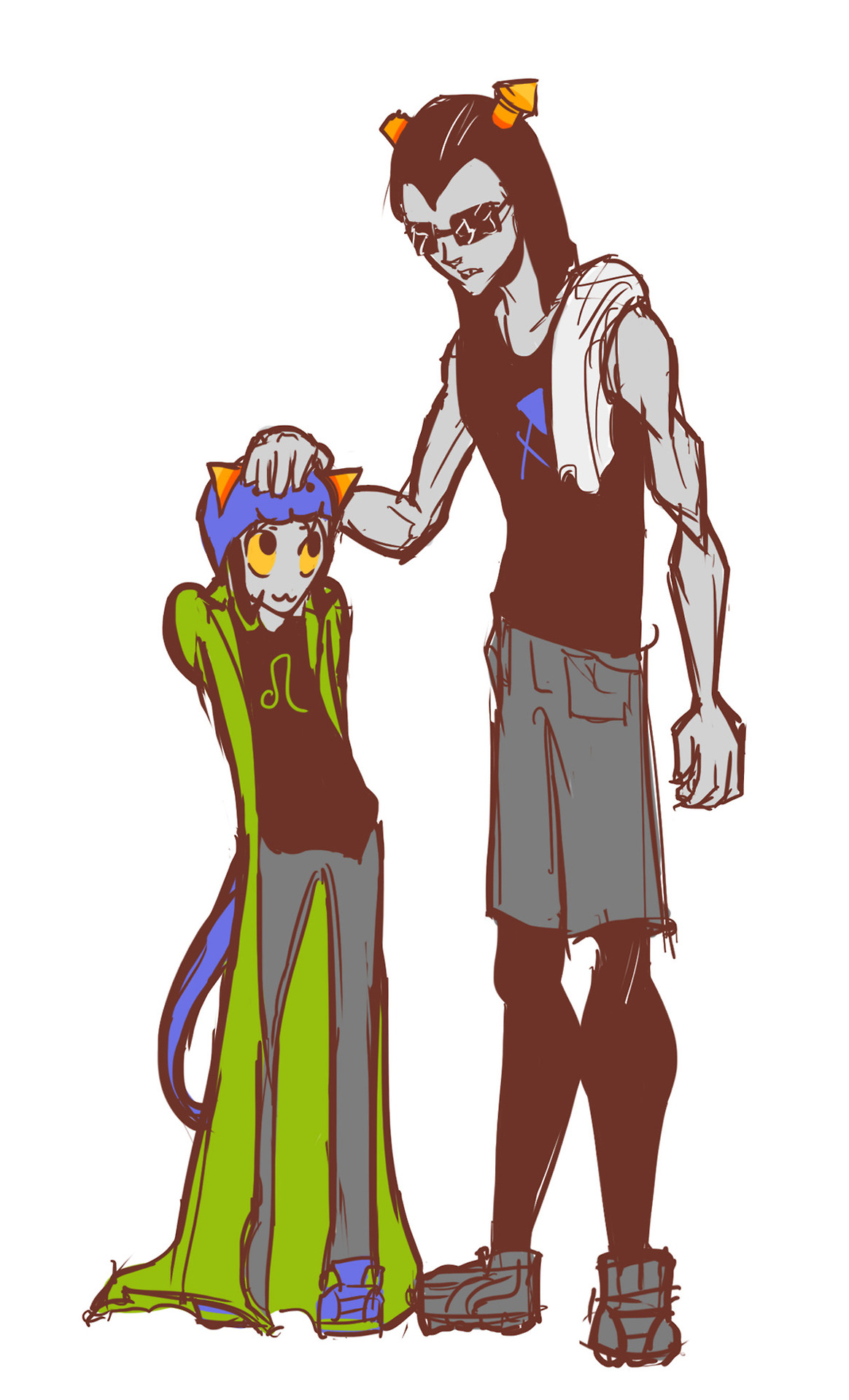 MSPA Booru - equius zahhak meowrails nepeta leijon towel xayti | 129299