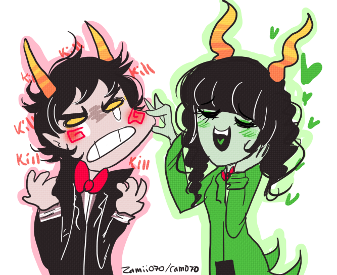 MSPA Booru - blush caliborn callie ohpeee calliope crying deleted ...