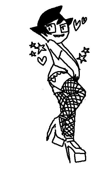 Mspa Booru Crossdressing Doodleanon Heart John Egbert Solo 157659