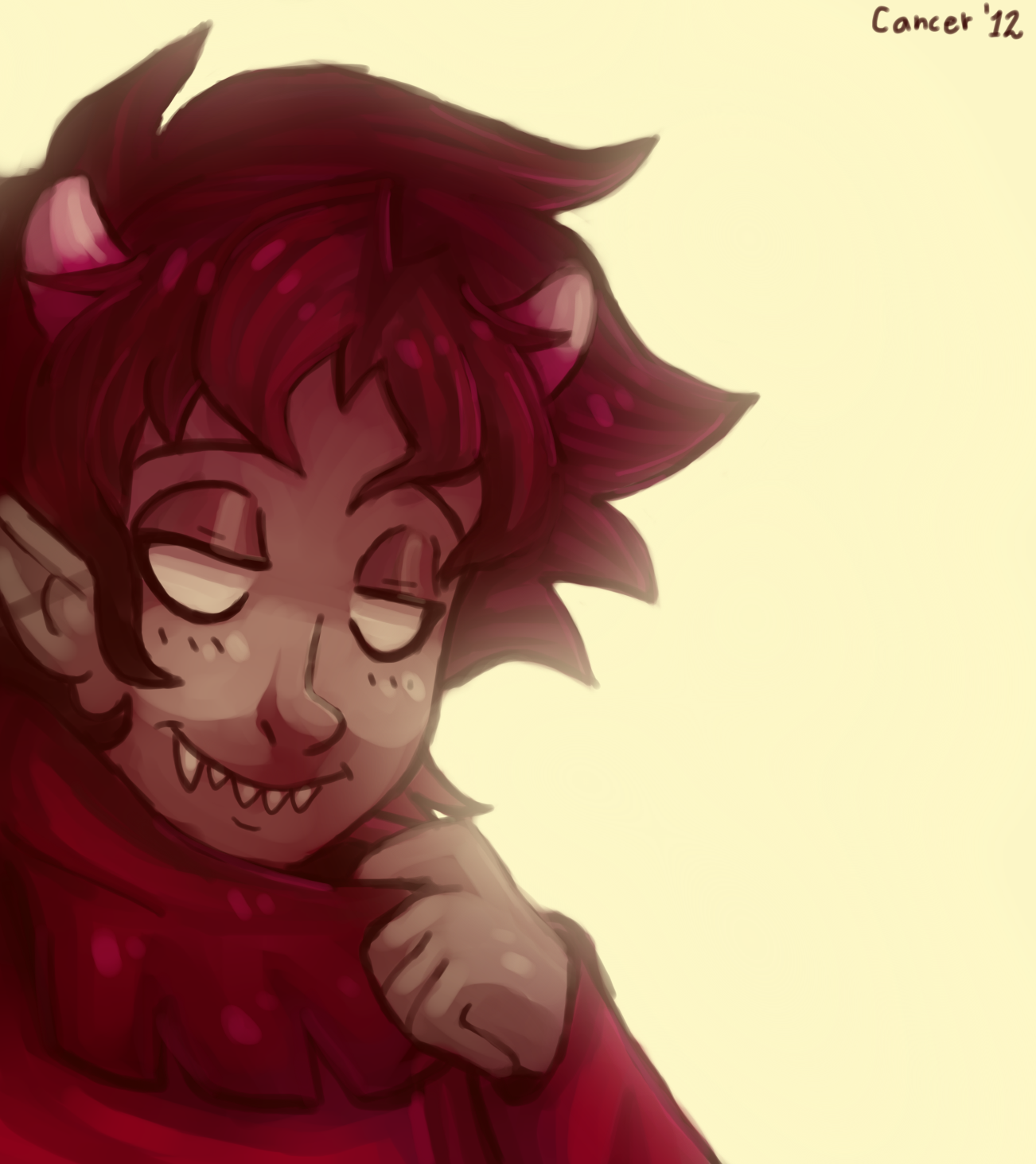 MSPA Booru - blood aspect cancerlicious dream ghost godtier headshot ...