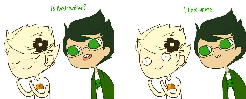MSPA Booru - (0 ‿ 0 ) blush comic dirk strider feastings flowers ...
