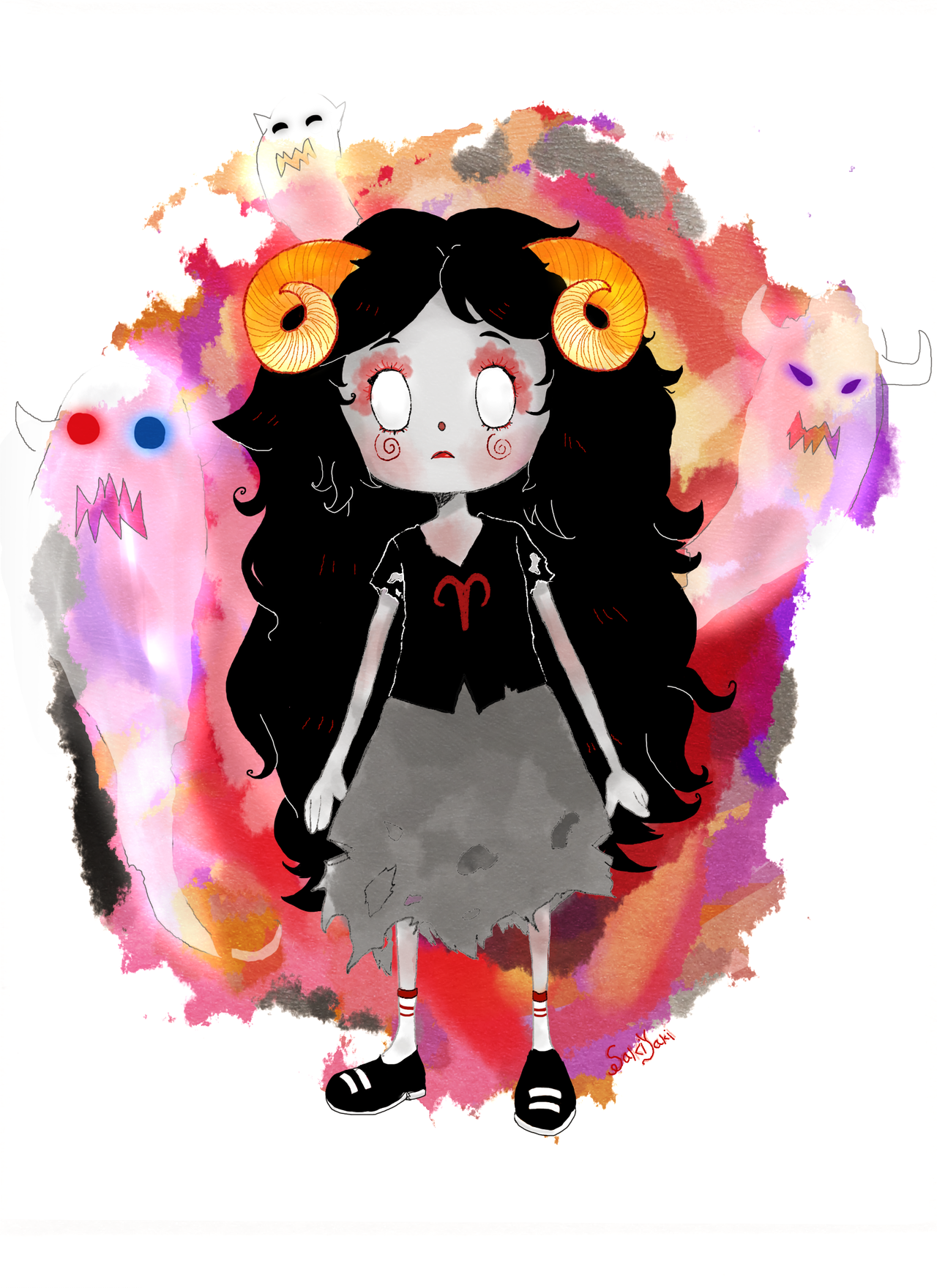 MSPA Booru - aradia megido dead aradia ghosts sakiyaki solo | 97338