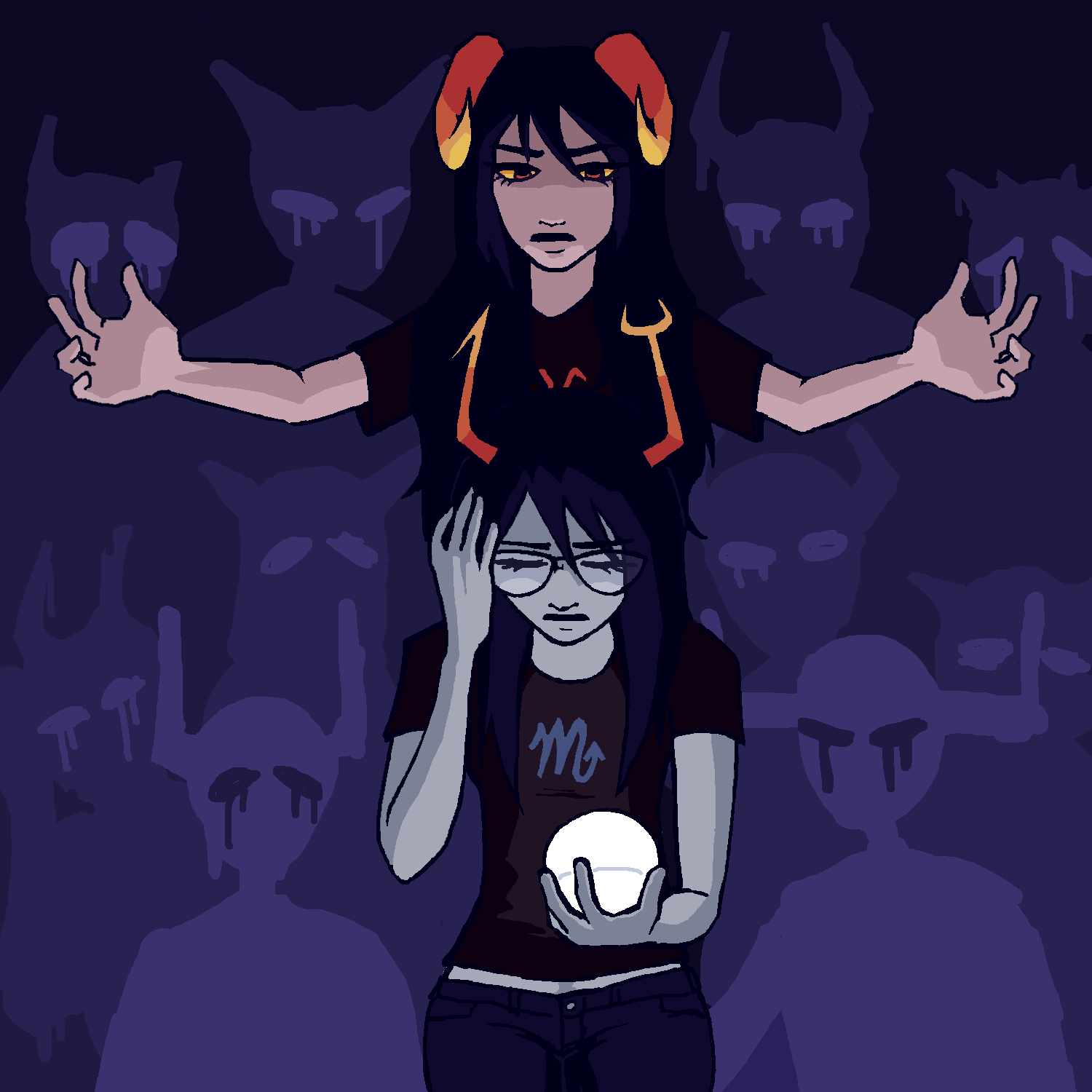 MSPA Booru - 2022 aradia megido cueball fullres ghosts jaggy lines ...