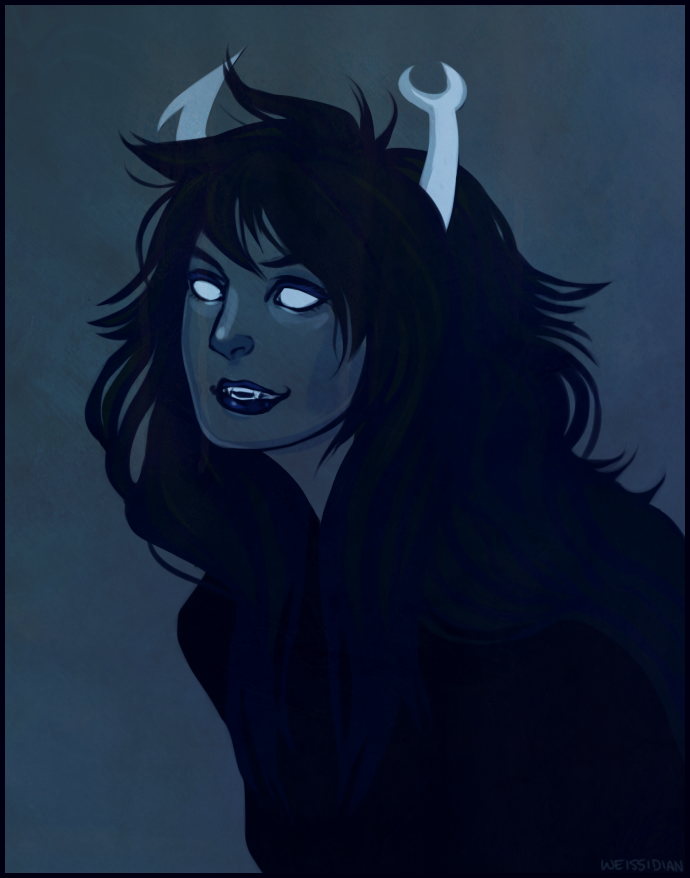 MSPA Booru - dream ghost monochrome solo vriska serket weissidian | 54972