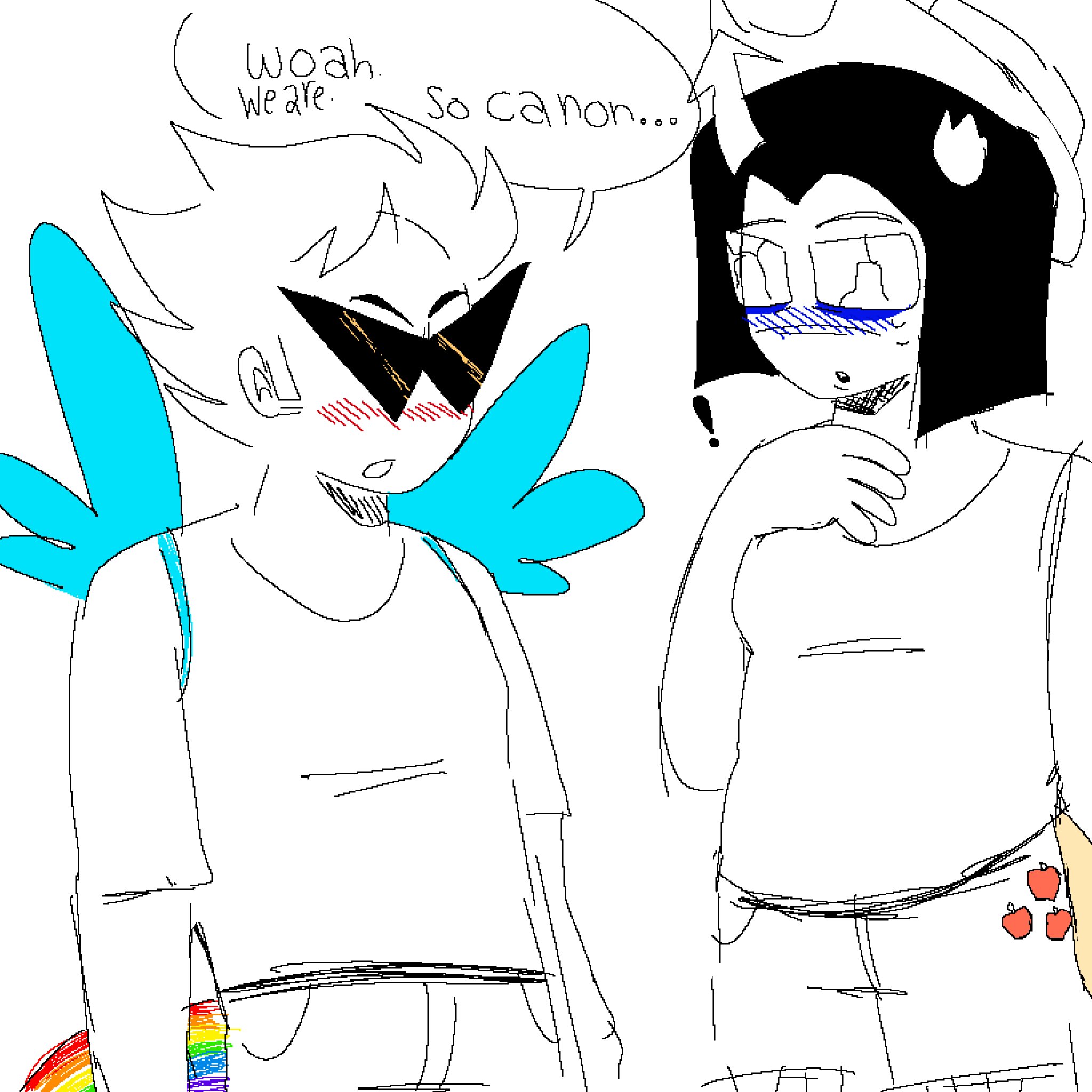 MSPA Booru - 2024 blush cosplay dirk strider equius zahhak my little ...