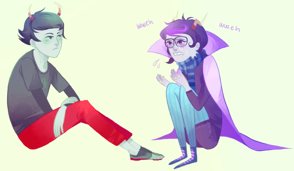 MSPA Booru - brianne broken source crying eridan ampora kanaya maryam ...