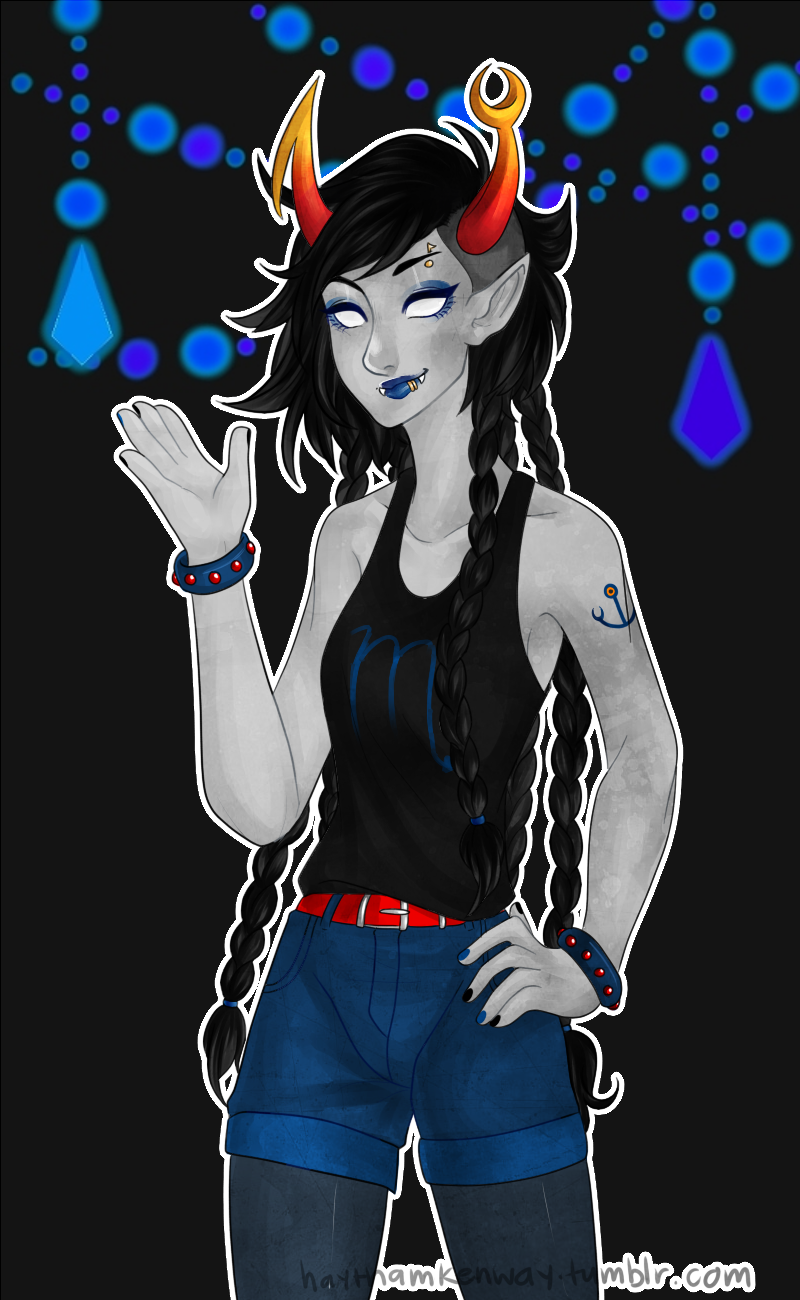 MSPA Booru - dream ghost haythamkenway solo vriska's punk outfit vriska ...