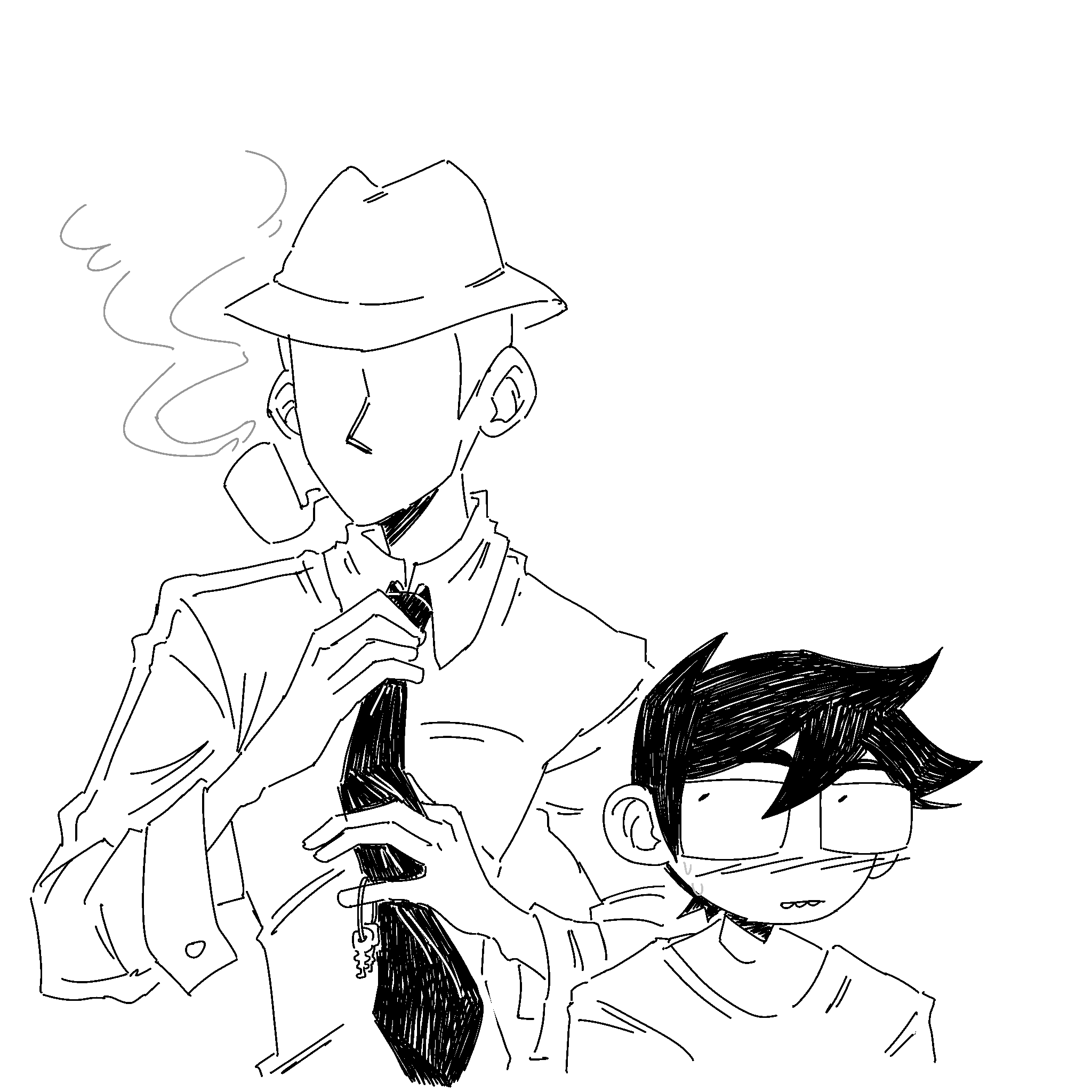 MSPA Booru - 2024 age discrepancy blush broconwhore dad egbertcest fullres grayscale incest ...