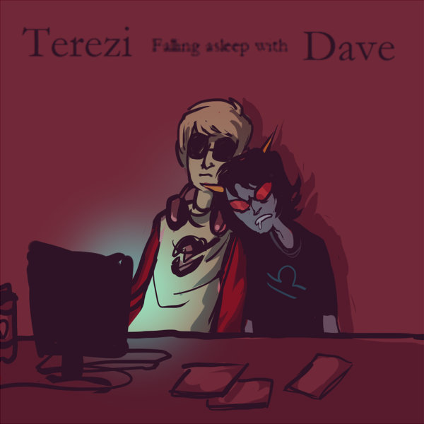 MSPA Booru - chazzerpan coolkids dave strider headphones red baseball ...
