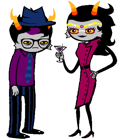 MSPA Booru - 2012 cocktail glass eridan ampora fedora feferi peixes hat ...