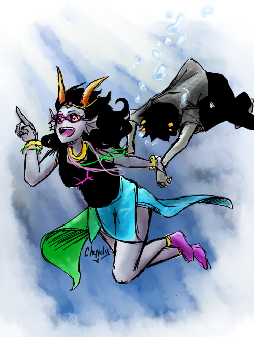MSPA Booru - 2012 cheppo dead feferi peixes ohgodwhat sollux captor starter outfit underwater ...