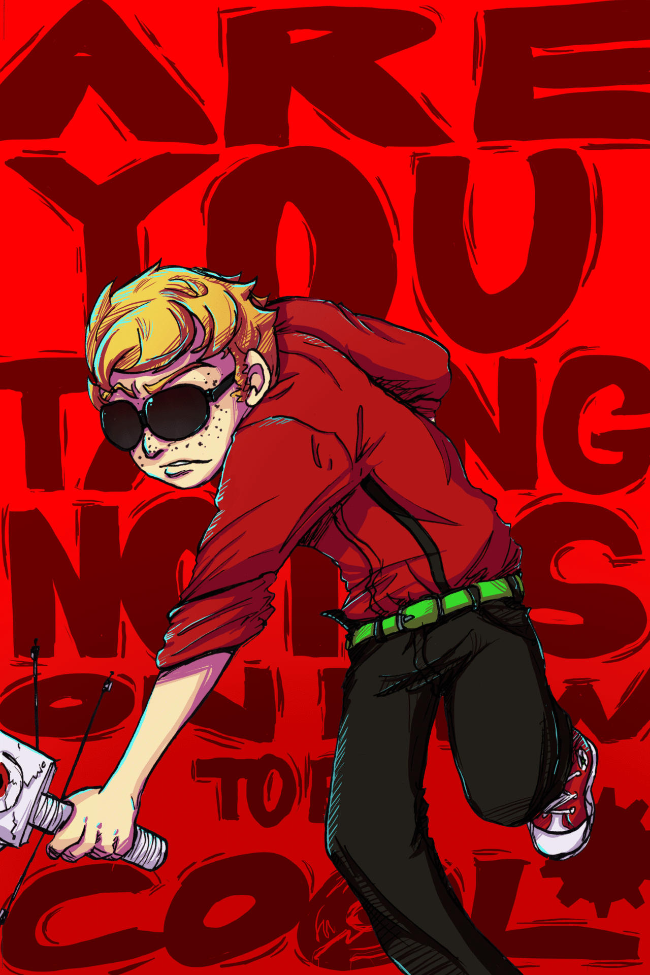 MSPA Booru - caledscratch dave strider freckles huge orangelemon solo ...