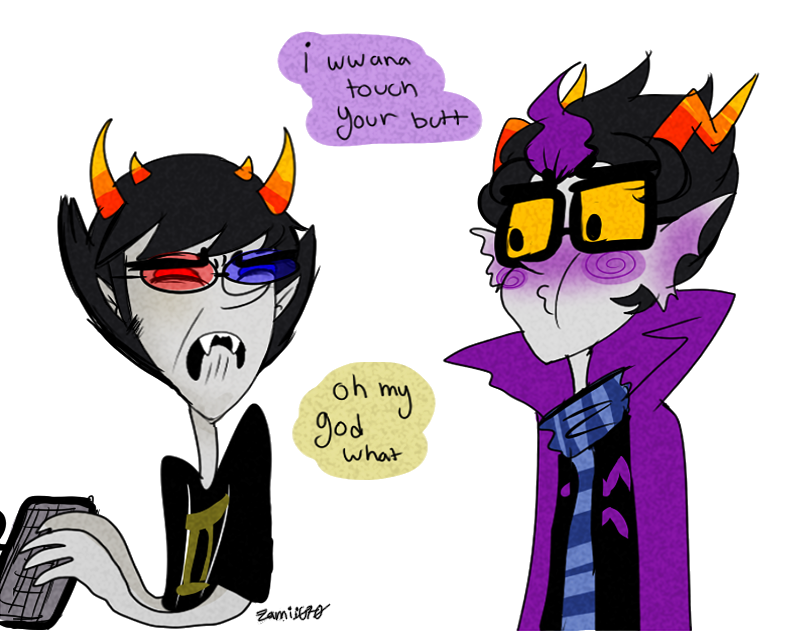 MSPA Booru - 2012 blush eridan ampora erisol fullres redrom shipping ...