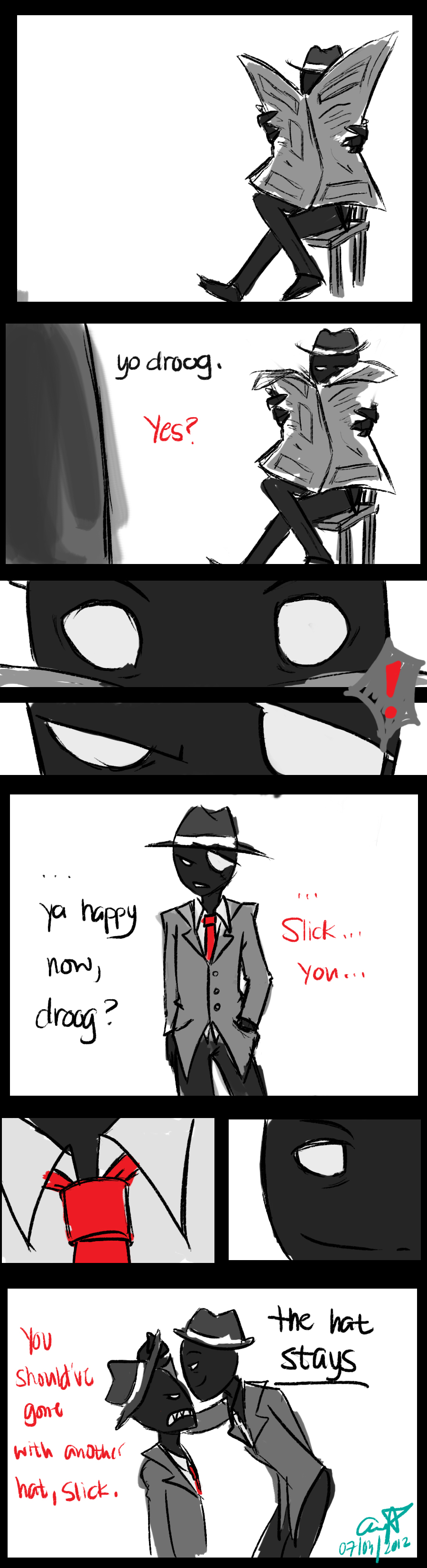 MSPA Booru - ! blackdiamond comic dd diamonds droog highlight color jack noir redrom ...