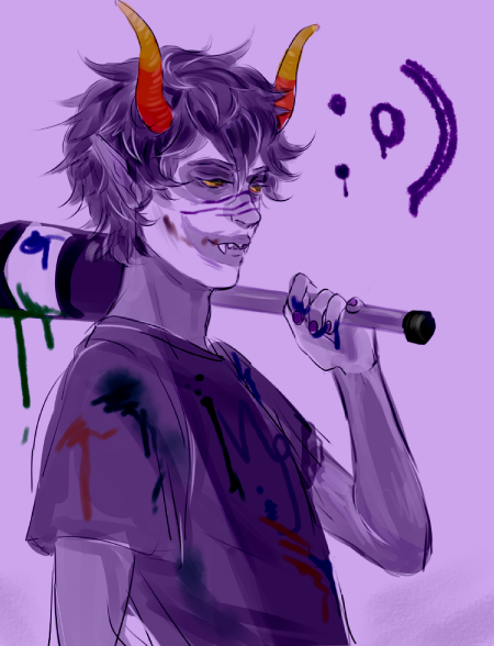 MSPA Booru - 2012 :o) blood deuce clubs fullres gamzee makara scars ...