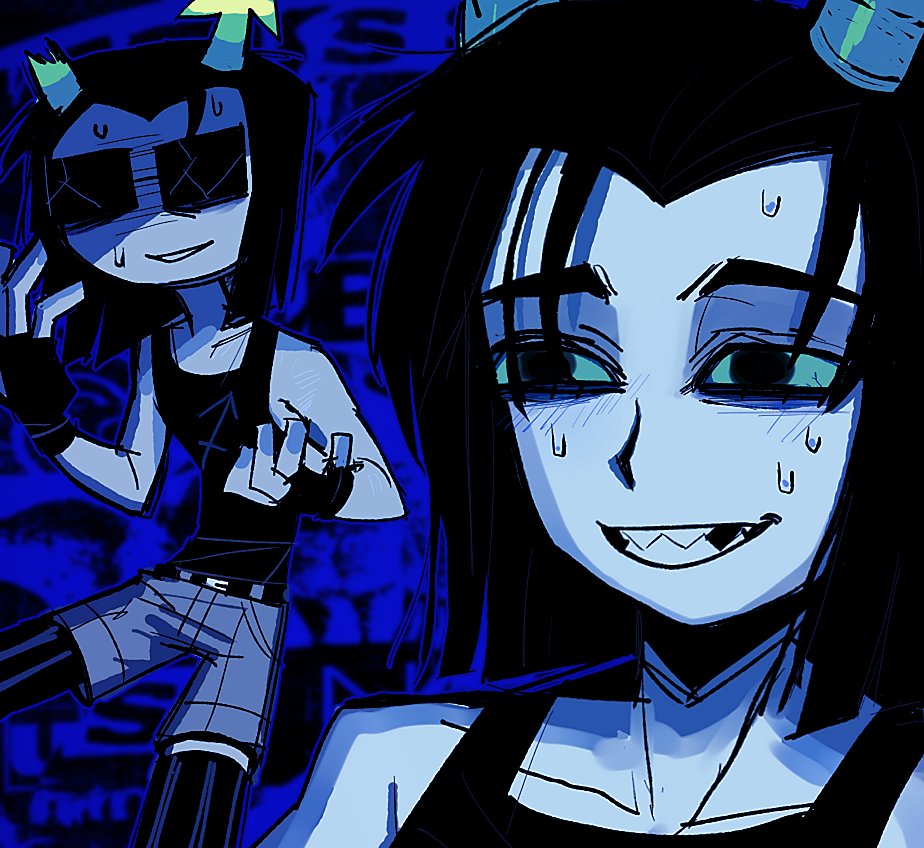 MSPA Booru - 2024 equius zahhak multiple personas no glasses solo ...