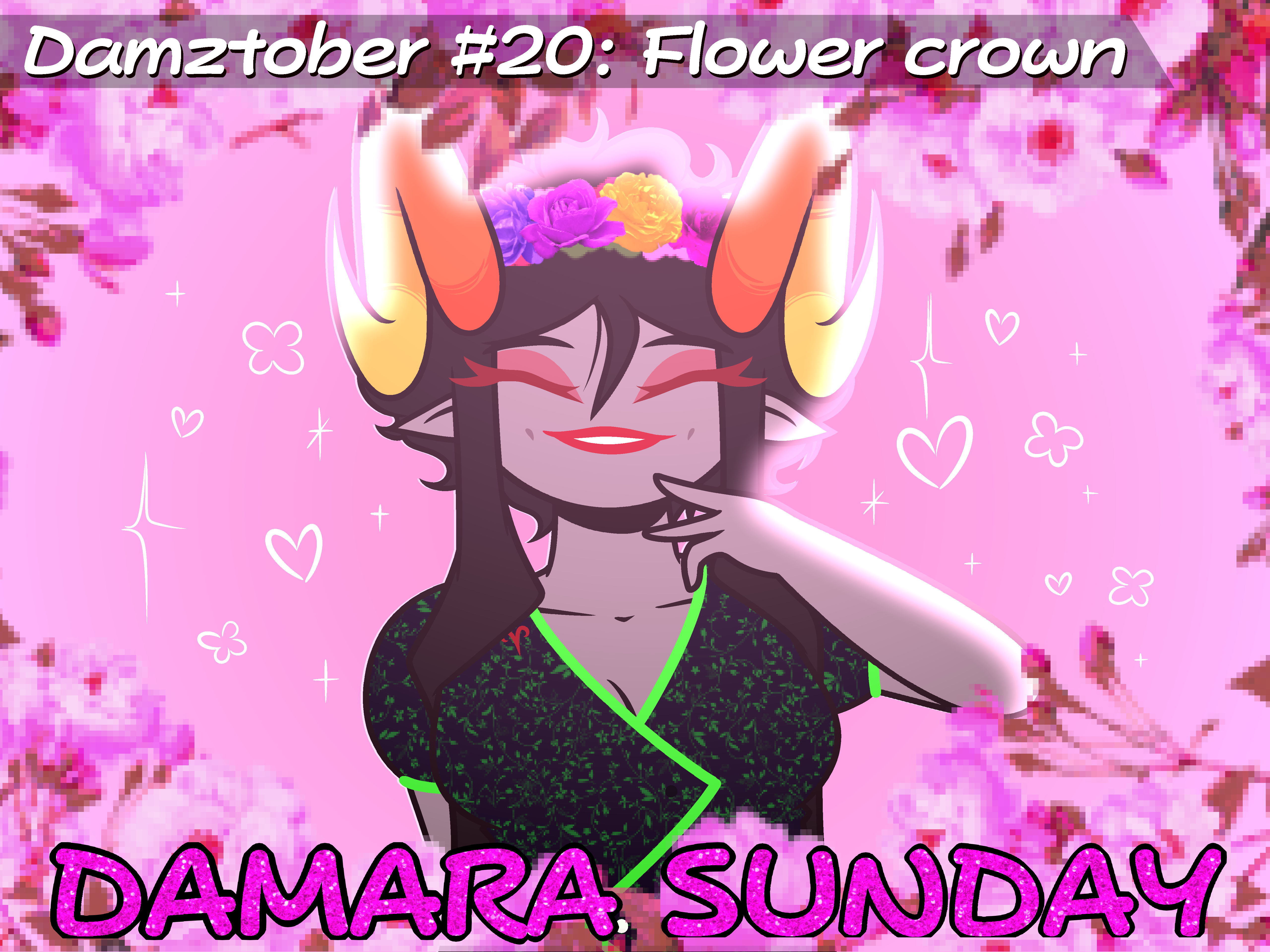 MSPA Booru - 2024 ancestors flower crown flowers fullres heart ...