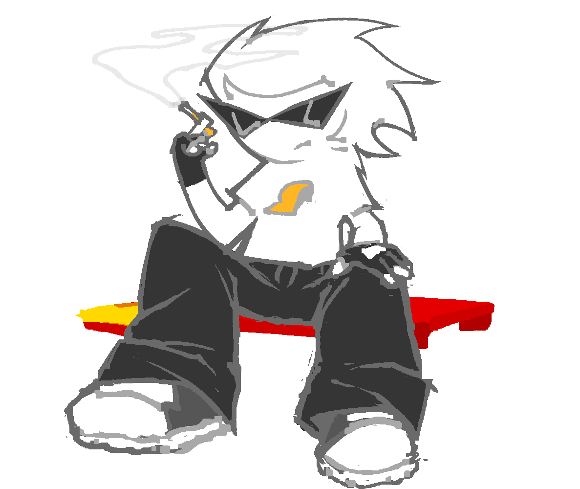 MSPA Booru - 2024 dirk strider sitting smoking solo starter outfit ...
