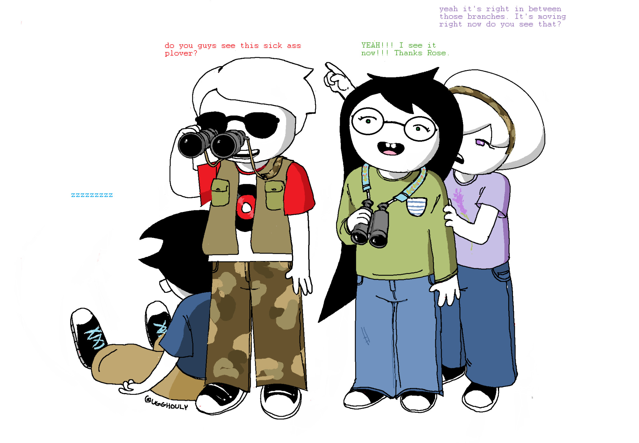 MSPA Booru - 2024 beta kids binoculars dave strider jade harley john ...