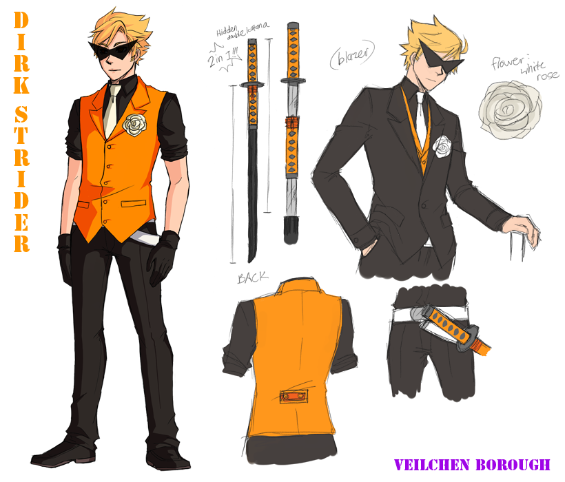 MSPA Booru - 2012 au blackoutballad character sheet dirk strider ...