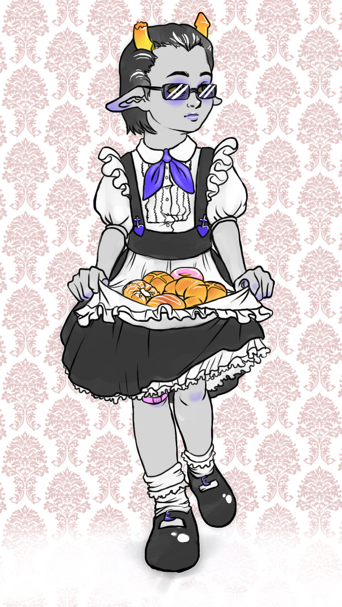 MSPA Booru - crossdressing equius zahhak food necrohomocon saucy maid ...