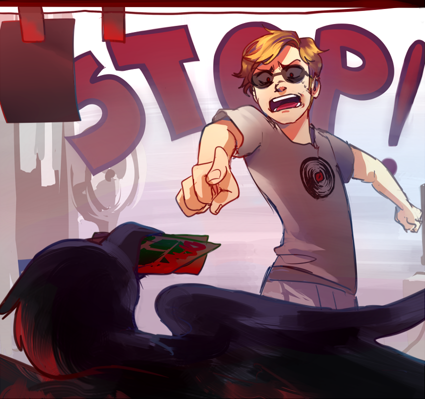 MSPA Booru - crows dave strider sburb solo starter outfit sxae | 112796