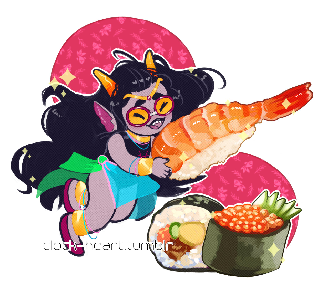 MSPA Booru - animals chibi chubstuck clock-heart diabetes feferi peixes ...