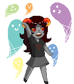 MSPA Booru - animated aradia megido davestory ghosts pixel solo transparent | 103414
