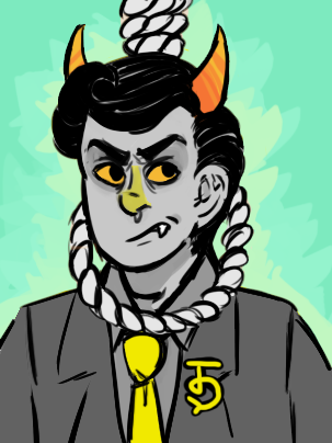 MSPA Booru - headshot junglemouse lemonsnout noose solo suit trollified ...