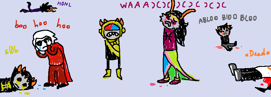 MSPA Booru - 2015 ancestors blind sollux blood crying dancestors dave ...