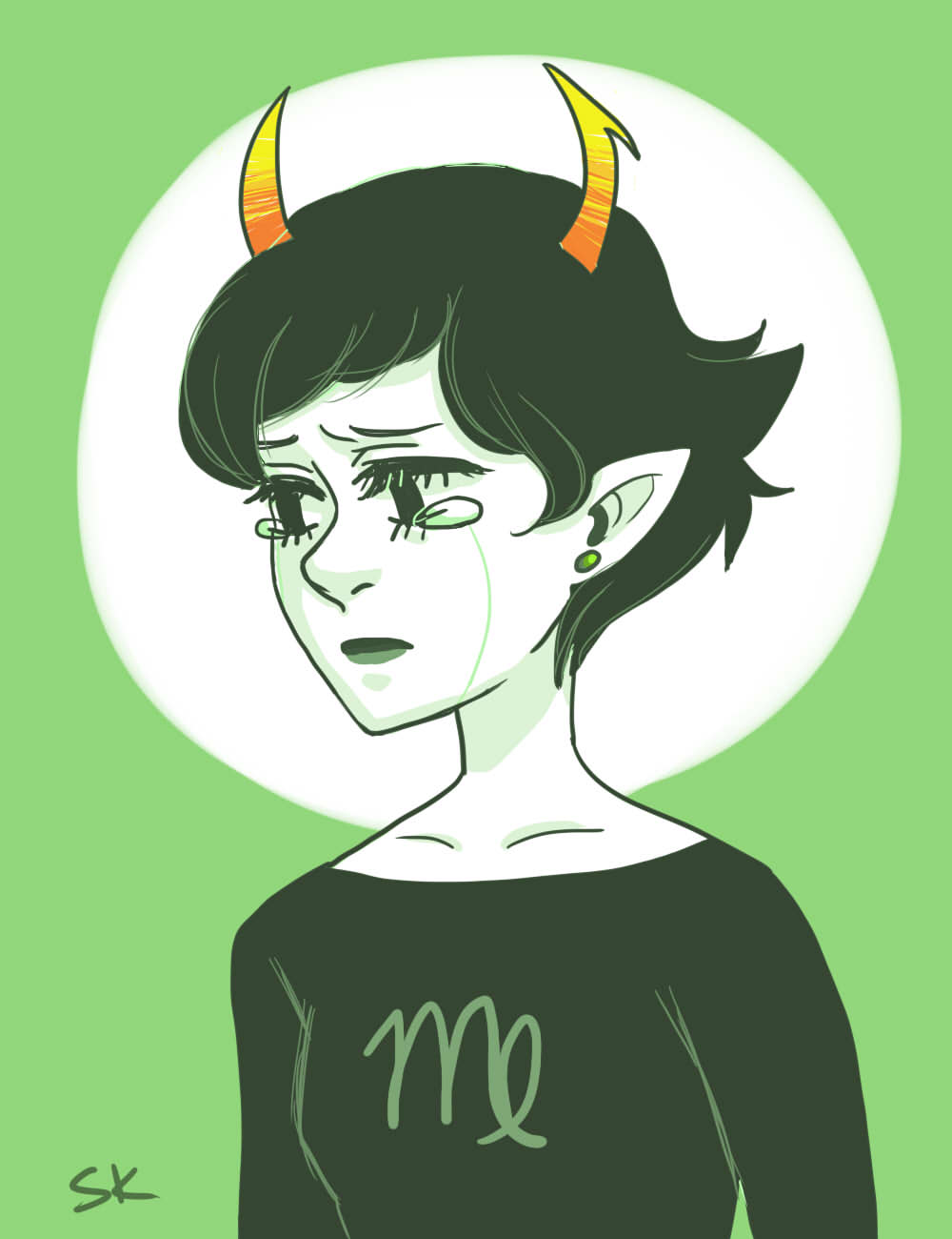 MSPA Booru - crying headshot kanaya maryam solo susan-kim | 126548