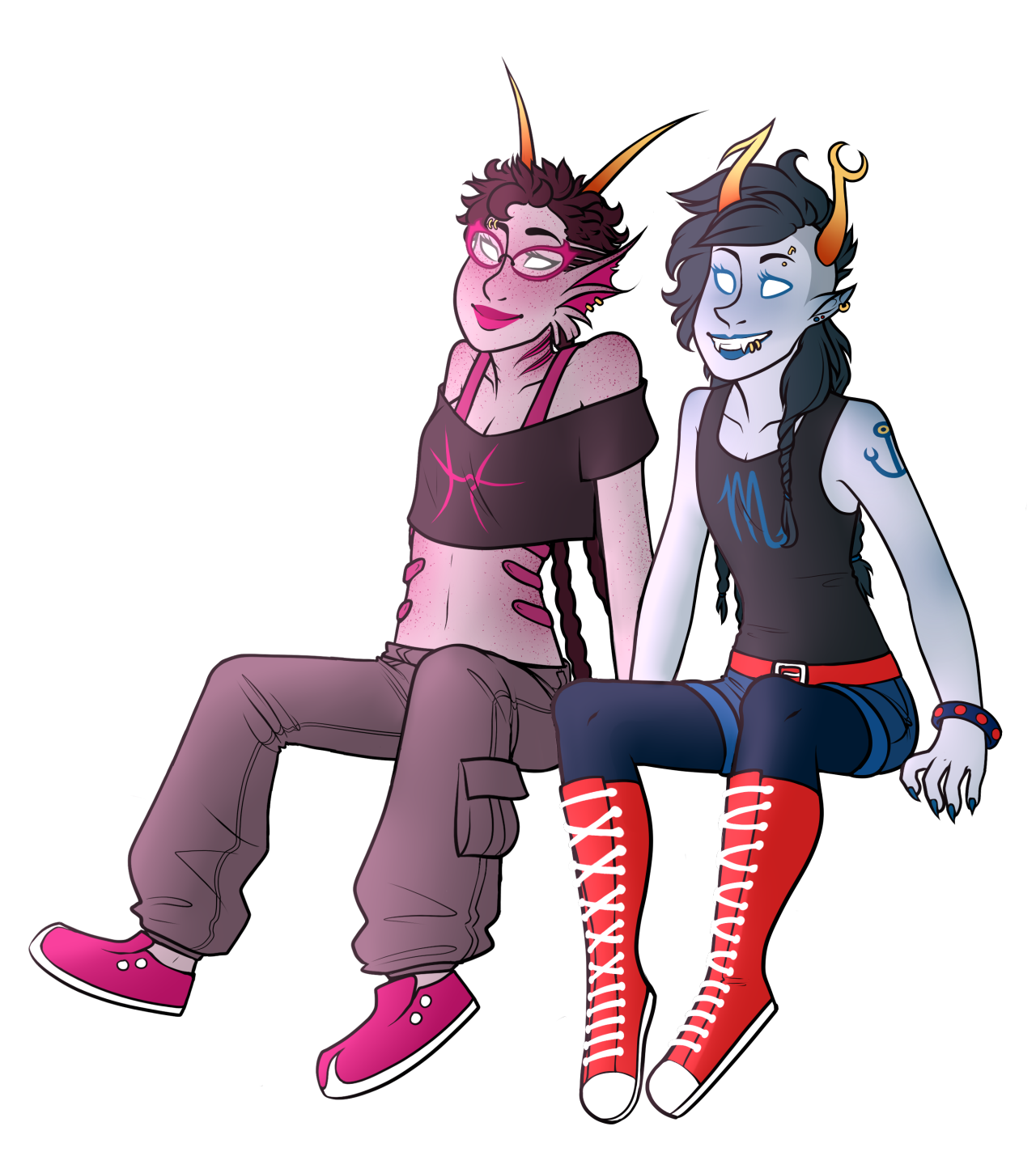 MSPA Booru - dancestors dream ghost gilwing hair braid sirens meenah ...