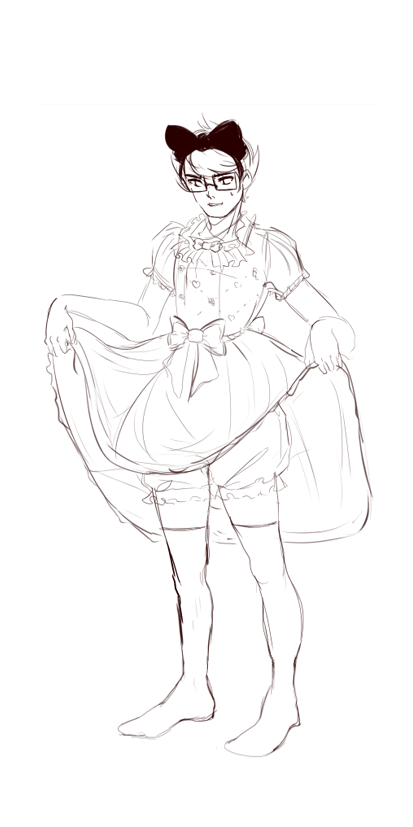 Mspa Booru Crossdressing Ectobiolodaddy Grayscale John Egbert Solo
