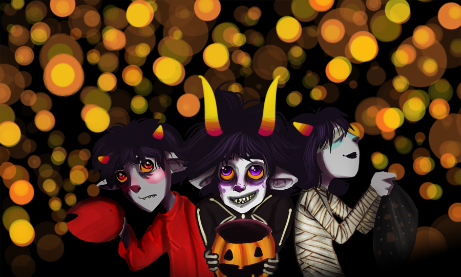 MSPA Booru - gamzee makara halloweenstuck karkat vantas no glasses ...