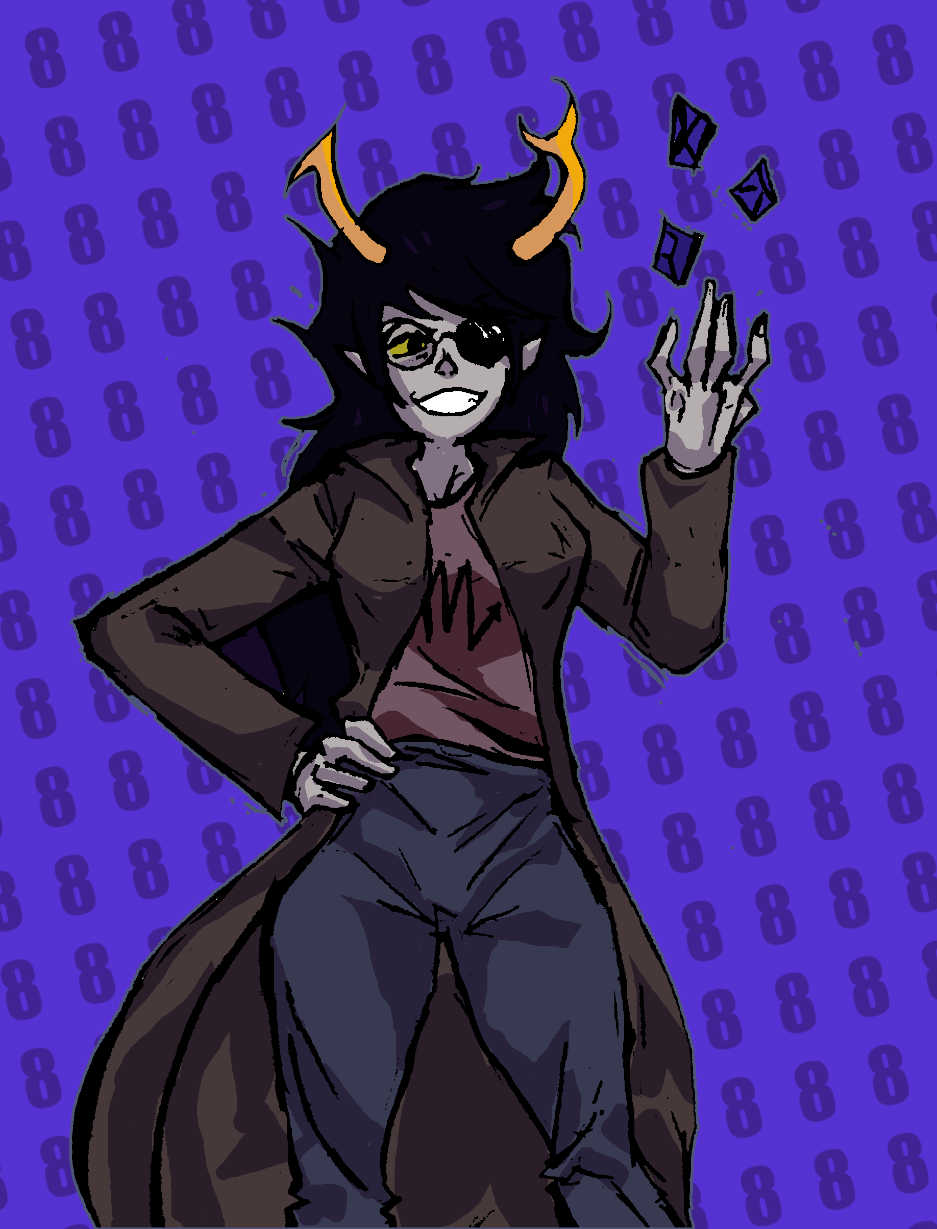 MSPA Booru - 2024 eyepatch fluorite octet fullres illegal vriska jaggy ...