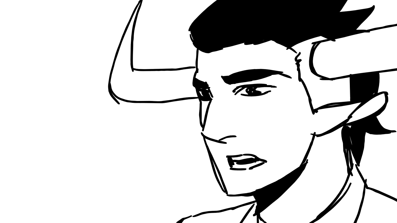 MSPA Booru - grayscale headshot solo tavros nitram toastyhat | 128615