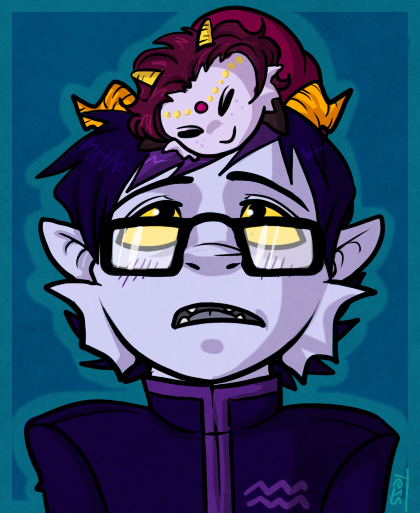 MSPA Booru - au eridan ampora feferi peixes grubs tessen | 81780