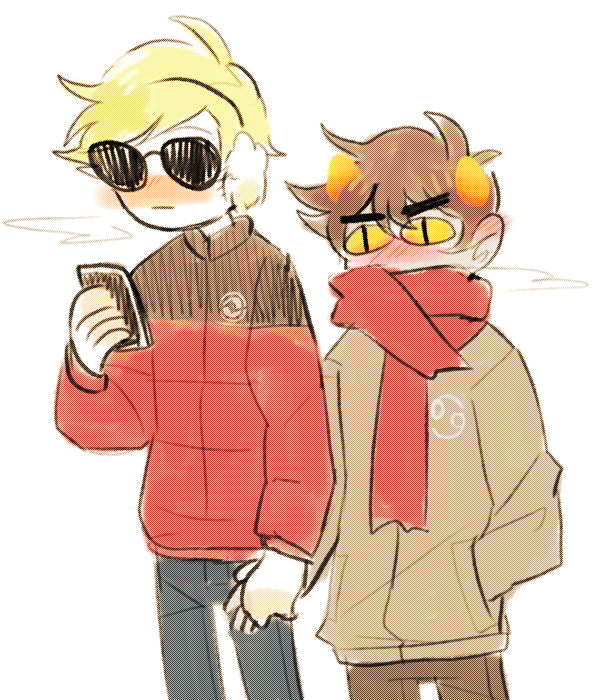 MSPA Booru - blush dave strider holding hands karkat vantas red knight ...