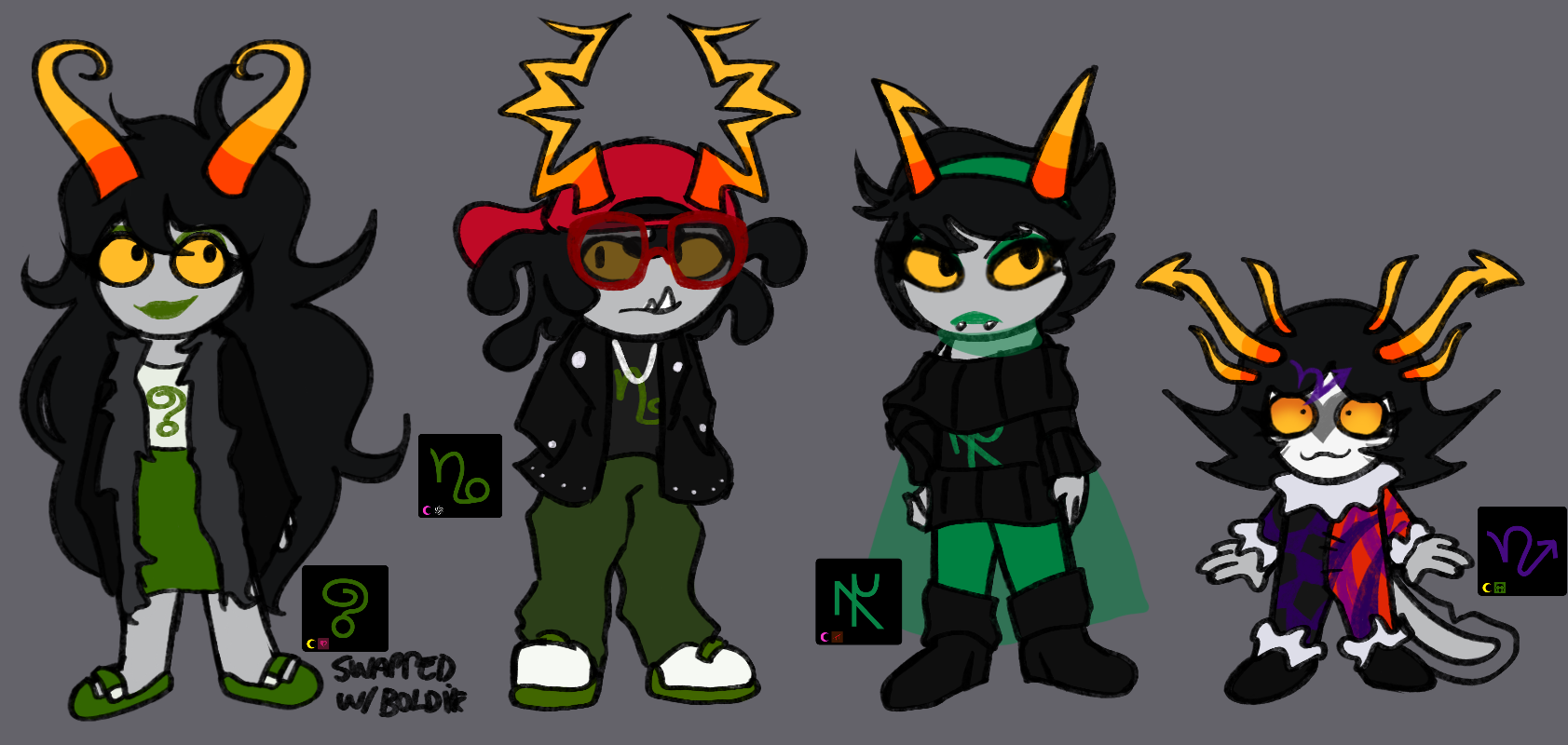 MSPA Booru - 2024 au bloodswap cridea jeevik facepaint fashion fiamet ...