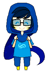 MSPA Booru - animated chibi godtier heir john egbert merrigo pixel solo transparent | 59398