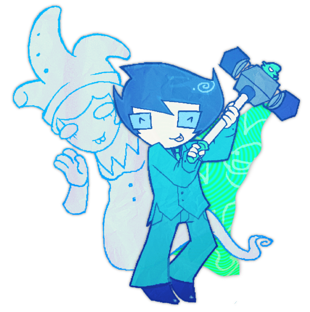 MSPA Booru - 2024 animated john egbert nannasprite pogo hammer sprite ...