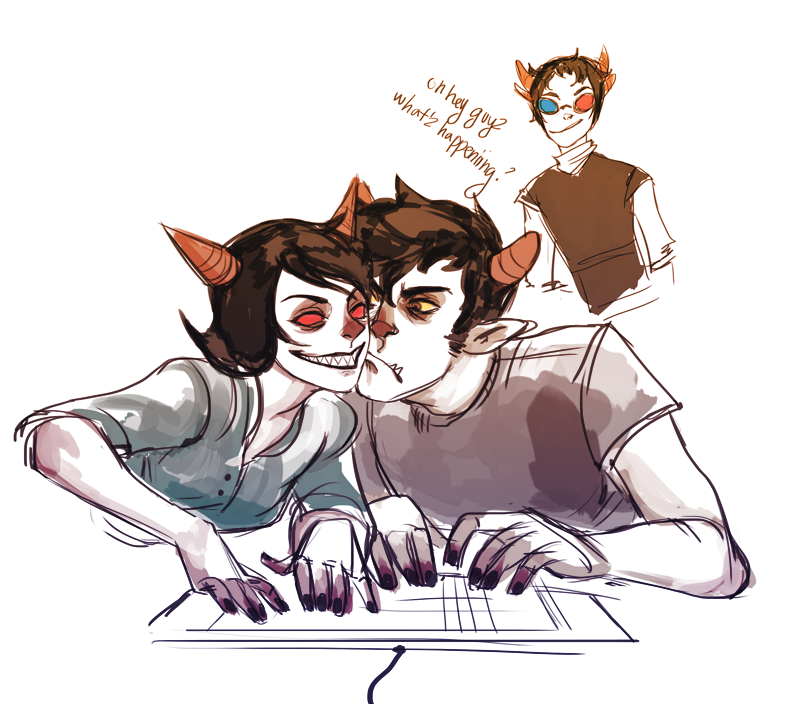 MSPA Booru - 2011 computer karkat vantas kingkaiser no glasses sollux ...