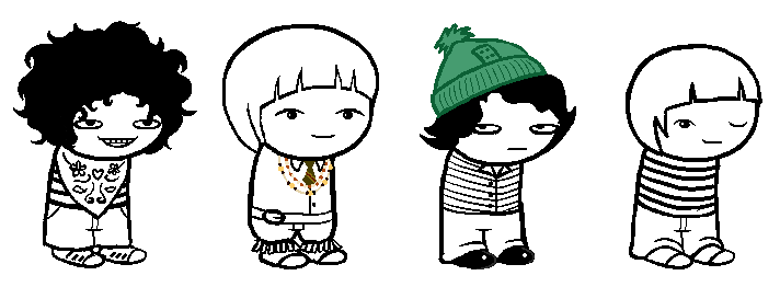 MSPA Booru - 2023 crossover fullres grayscale hat jaggy lines lineart ...